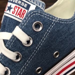 Converse | Shoes | Converse Denim High Platform Brand New | Poshmark